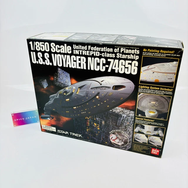 BANDAI STAR TREK NCC-74656 U.S.S. VOYAGER 1:850 1/850 Scale Model kit ...