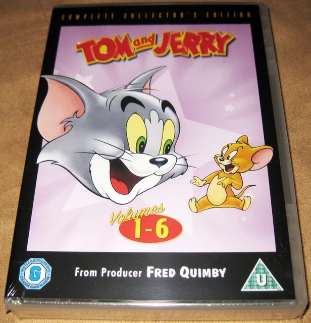 TOM AND JERRY DVD Complete Collectors Edition Volumes 1 - 6 NEW & SEALED 2009 £14.99 - PicClick UK