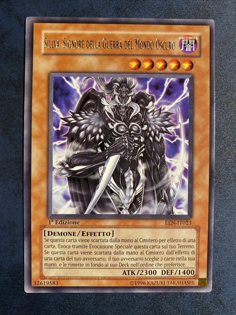 YU-GI-OH! RARA 1ª ED Een-it023 Silva Signore Della Guerra Del Mondo ...