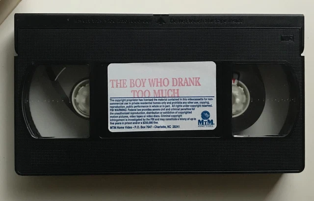 THE BOY WHO Drank Too Much VHS 1980 TV Scott Baio Lance Kerwin NTSC ...