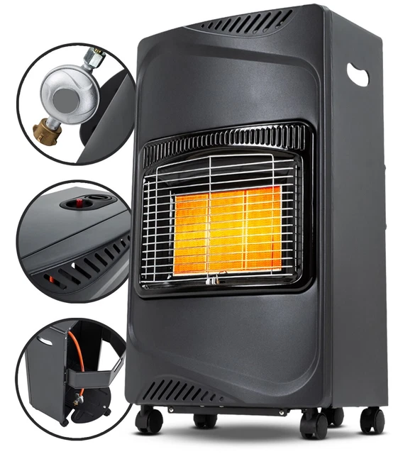 GASHEIZSTRAHLER GAS HEIZGERÄT 4200W Gasheizung Gasheizer Piezo-Zündung Gasofen EUR 99,99 ...