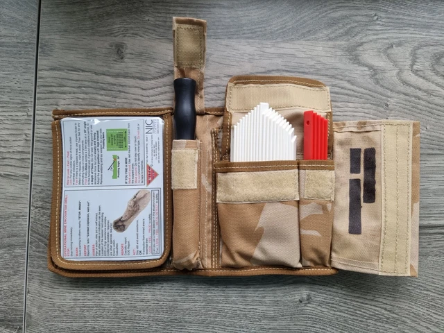 BRITISH ARMY DESERT DPM EOD PERSONAL MINE EXTRACTION KIT IED £42.31 ...
