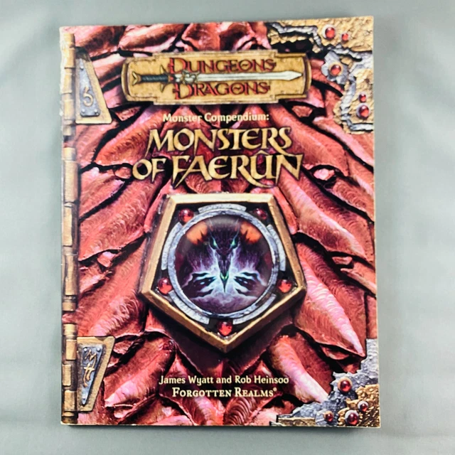 DUNGEONS & DRAGONS Monster Compendium Monsters of Faerun Paperback VG $19.97 - PicClick CA