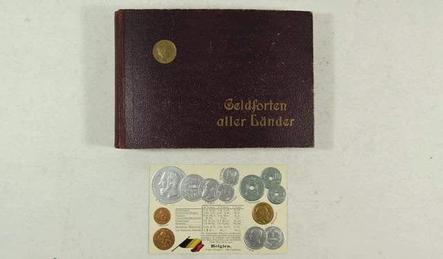 GELDSORTEN ALLER LÄNDER - komplett 45 Karten - Max Heimbrecht / B1 EUR ...
