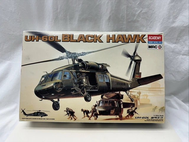 ACADEMY MRC 1/35 UH-60L Black Hawk Plastic Helicopter Model Kit 2192 ...
