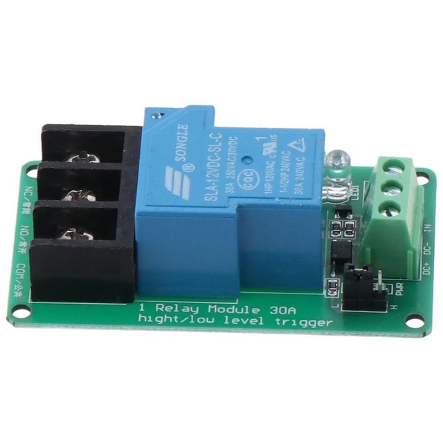 30A 12V 1 Channel Relay Module PLC Automation Equipment Control EUR 9 ...