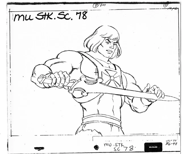 He Manshe Ra Masters Of The Universe He Man Layout Reference Eur 16756 Picclick De