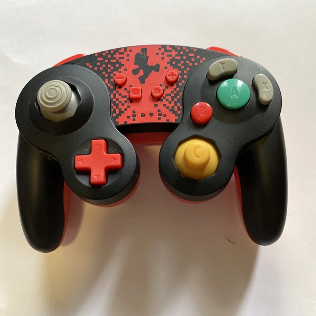 POWERA WIRELESS GAMECUBE Style Controller for Nintendo Switch - Mario ...
