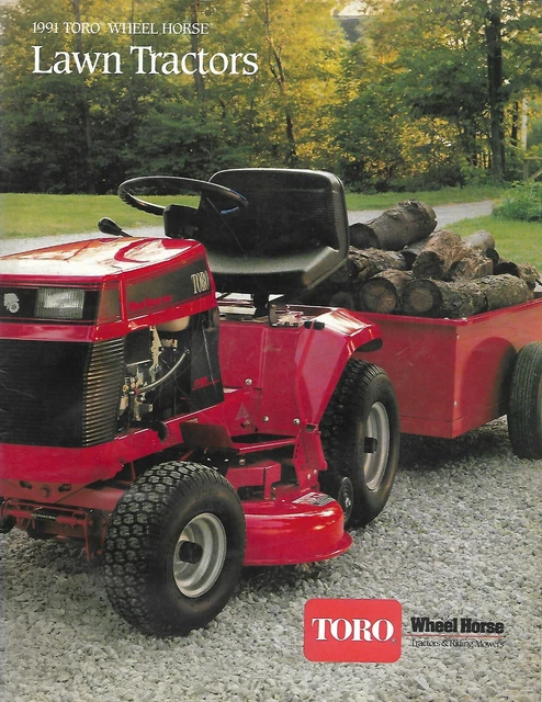 LAWN TRACTOR BROCHURE - Toro Wheel Horse - 210-5 et al - 1991 (LG279 ...