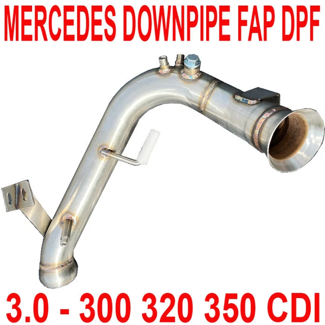 TUBO DOWNPIPE FAP DPF Mercedes Classe C CLS E GLK 3.0 300 320 350 CDI ...