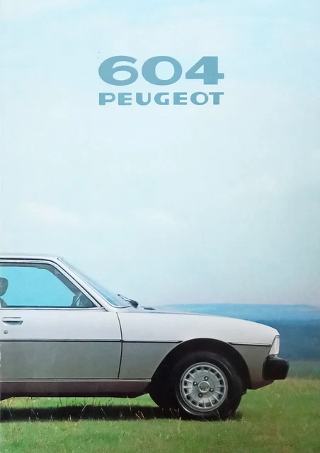 PEUGEOT 604 07/78 Prospekt Brochure Catalogue Broszura Folleto EUR 8,95 ...
