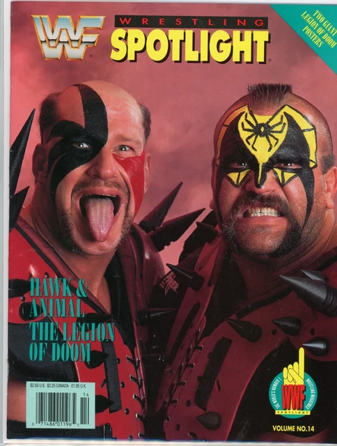 ORIGINAL WWF WWE Spotlight Wrestling Magazine (Vol 14) LOD Road ...