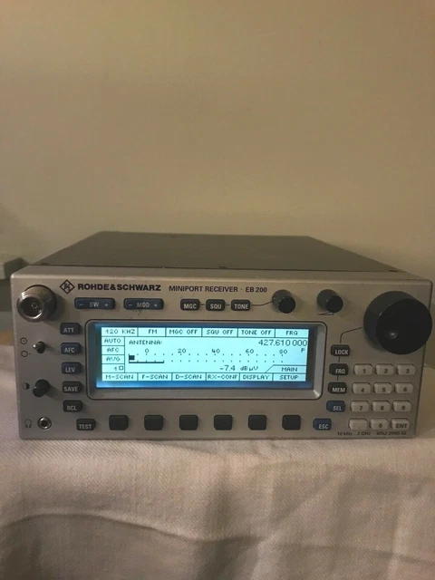 R&S EB-200 ROHDE & Schwarz Miniport EB200 receiver EUR 2.000,00 ...