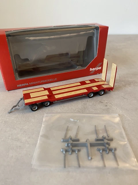 CAMION REMORQUE GOLDHOFER TU4 1/87 HO Herpa 076142 NO Albédo Awm Brekina Busch EUR 11,01 ...