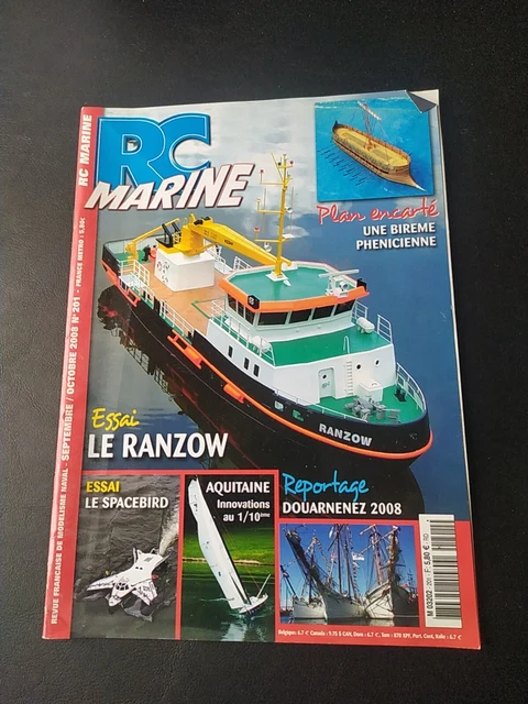 REVUE RC MARINE BATEAU MODÉLISME No 201 Plan Encarté Brème Phénicienne EUR 4,99 - PicClick FR