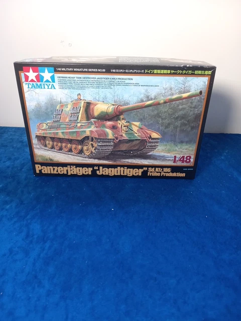 TAMIYA 1/48 PANZERJAGER Jagdtiger German Jagdpanzer Early Production ...