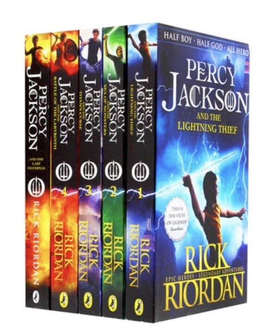 PERCY JACKSON ULTIMATE Collection 5 Books Set by Rick Riordan (2022 ...