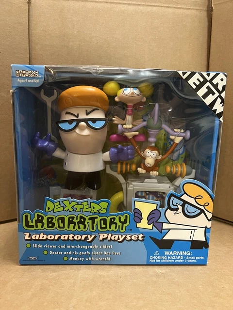 DEXTER'S LABORATORY PLAYSET TRENDMASTERS from 2000! Dee Dee Cartoon ...