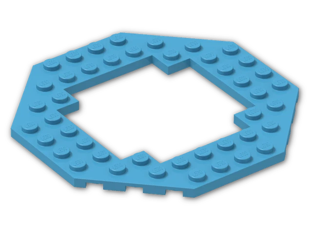 LEGO PLATE MODIFIED OCTAGONAL 10x10 WITH 6x6 OPEN CENTER (1) CHOOSE ...