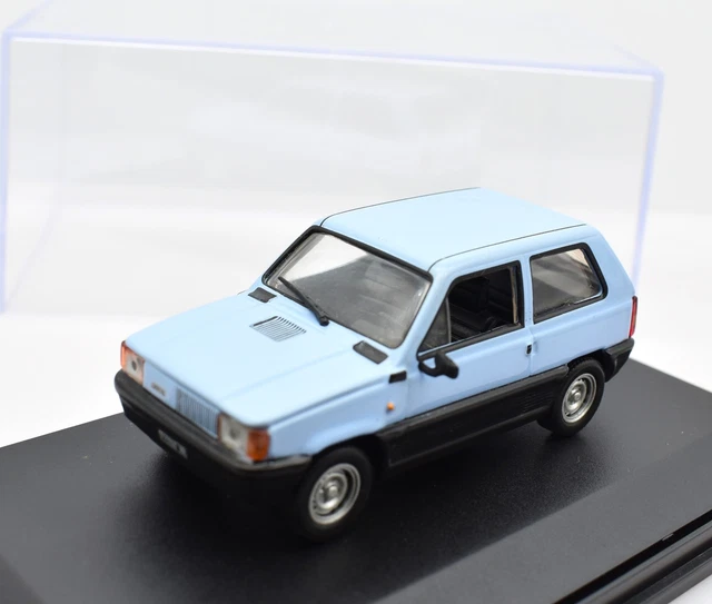 MINIATURE VOITURE AUTO 1:43 Fiat panda Céleste diecast Modélisme De ...