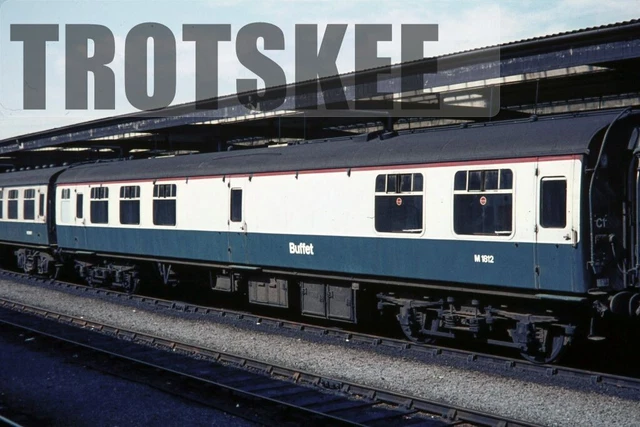 35MM SLIDE BR British Railways Carriage Buffet Coach E1812 York 1976 ...