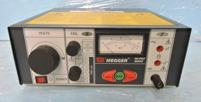 AVO MHP2 MEGGER Hi-Pot Tester Hipot 3-KV AC / 4-KV Dc Isolamento ...