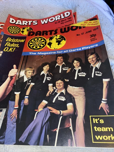 VINTAGE DARTS WORLD Magazines Rare Magazines From The 70s 80 I Have ...