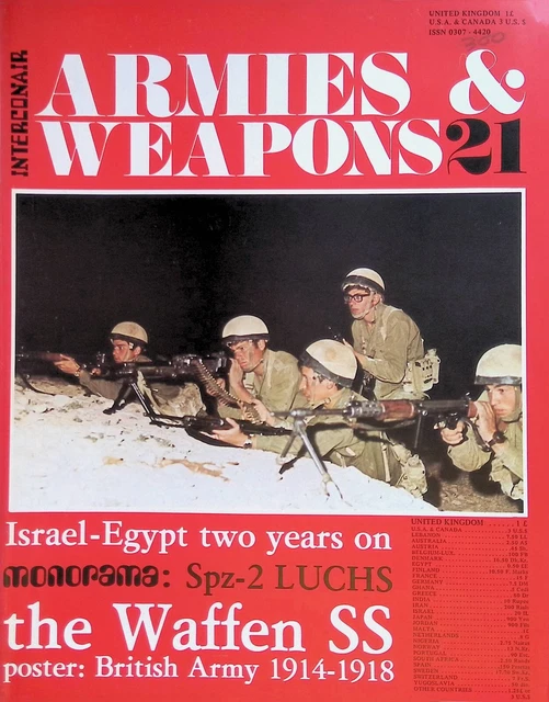 BRITISH ARMY WWI Waffen SS Spz-2 LUCHS Israel Egypt Armies & Weapons ...