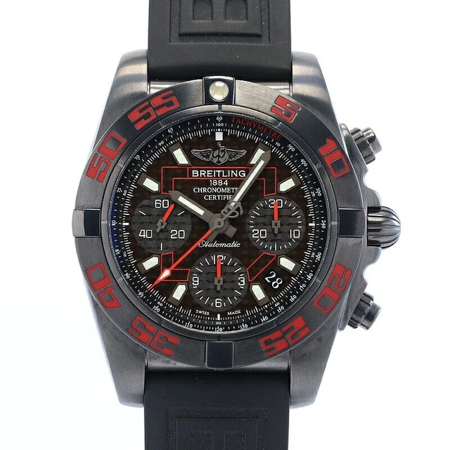 BREITLING CHRONOMAT 41 Noir Carbone Japon Limitée MB0141B8/BD57/150S ...