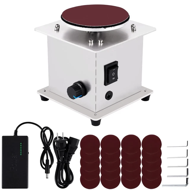 MXBAOHENG MINI DISC Sander 4 inch Electric Small Sanding Disc Machine ...