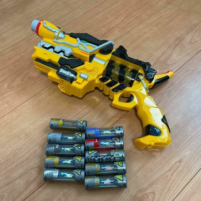 POWER RANGERS DINO Charge Kyoryuger DX Gabu Revólver Pistola Zyudenchi ...