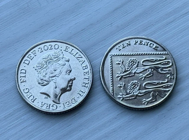 DOUBLE SIDED COIN 10p [Heads or Tails] Made From Real Coins - Same ...