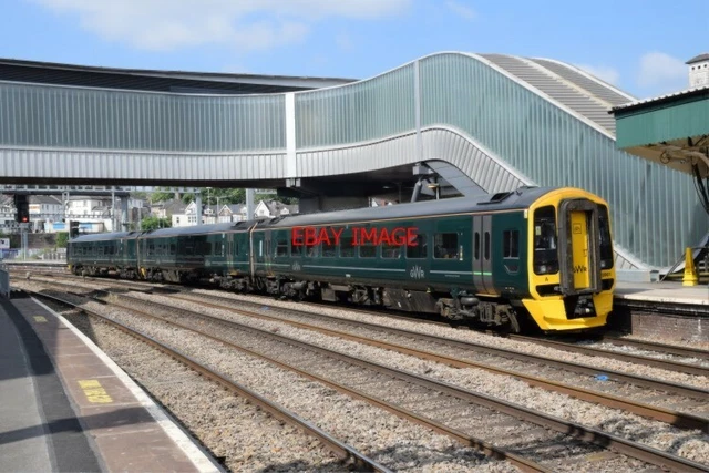 PHOTO CLASS 158 Sprinter Express 3-Car Dmu No 158 961 Departing Newport ...