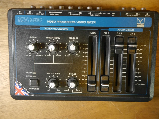 VIDEO TECH DESIGNS Video Processor/Audio Mixer VEC1030 £20.00 - PicClick UK