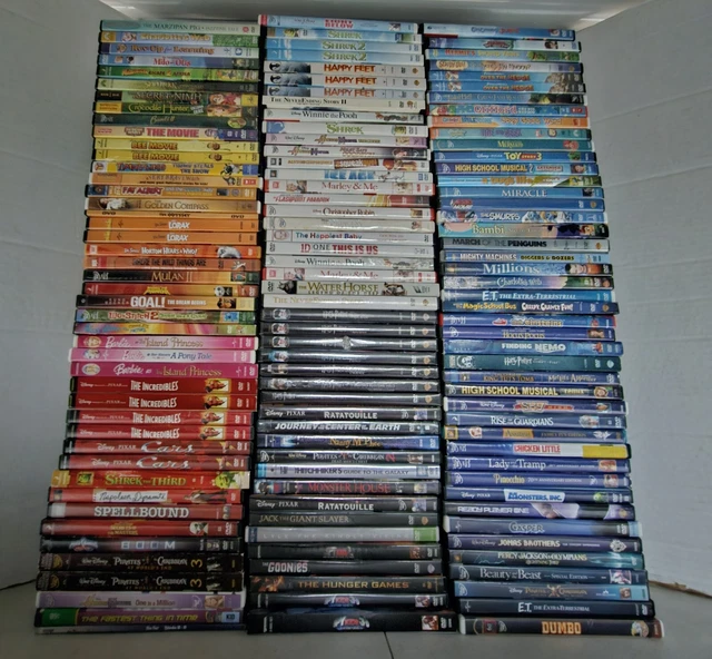 WHOLESALE LOT 100+ DVDs Kids & Family Childrens Baby Disney Baby Pixar Potter £33.70 - PicClick UK