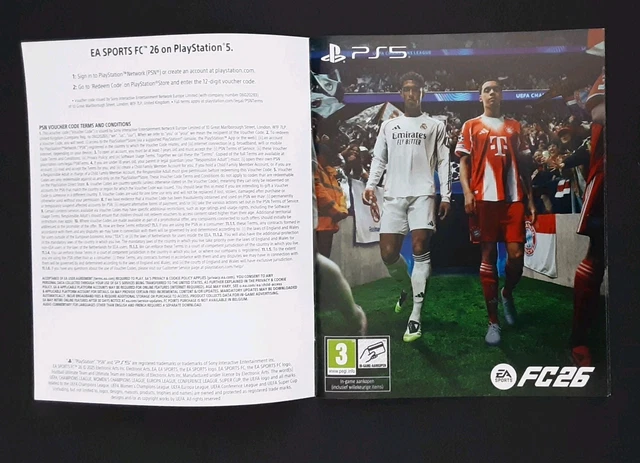 PS5 FC26 EA Sports Digital Code PlayStation 5 £35.62 - PicClick UK