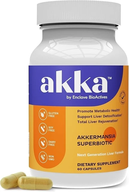 AKKA PREMIUM LIVER Cleanse Detox & Repair Superbiotic 60 Capsules New ...