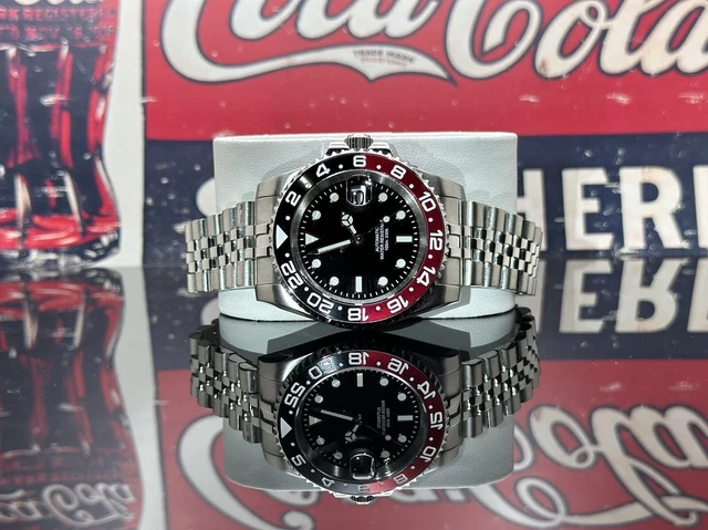 OROLOGIO PERSONALIZZATO 40 mm ""Coca-Cola"" Submariner Diver Mod ...