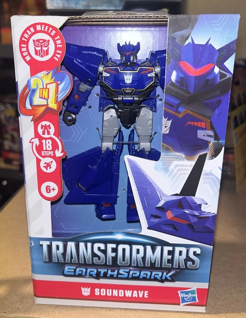 TRANSFORMERS: EARTHSPARK DELUXE Class Soundwave In Hand 2025 $120.50 ...