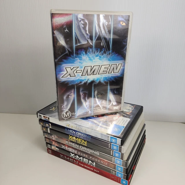 X-MEN MOVIE DVD Bundle x 8 Action Scifi Rated M Region 4 $22.34 ...
