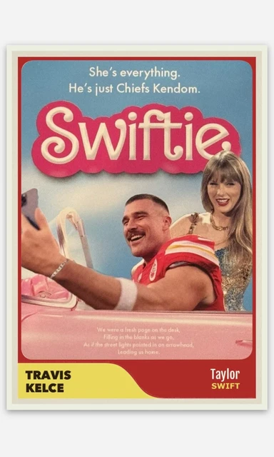 TRAVIS KELCE TAYLOR Swift Kansas City Chiefs NFL Singer Dating ACEO ... TRAVIS KELCE TAYLOR Swift Kansas City Chiefs NFL Singer Dating ACEO ...