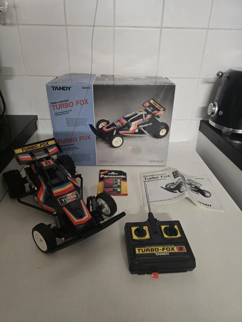 BOXED VINTAGE TANDY Radio Controlled Turbo Fox Action Packed Off Road ...