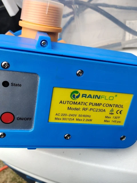 RAINFLO 220-240V PUMP pressure controller automatic pressure control ...