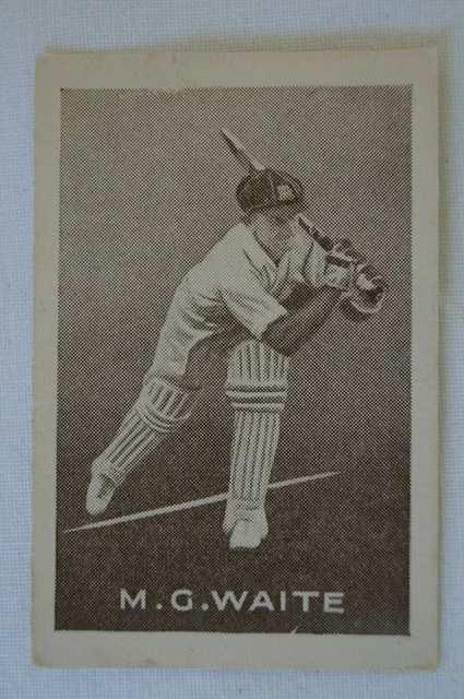 GRIFFITHS BLACK CROWS 1937 Pre WWII Vintage Cricket Card M.G.Waite $16. ...