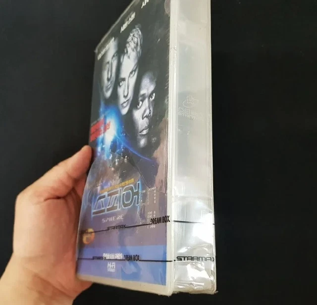 SPHERE KOREAN VHS Tape Dustin Hoffman Sharon Stone Samuel L Jackson £59 ...