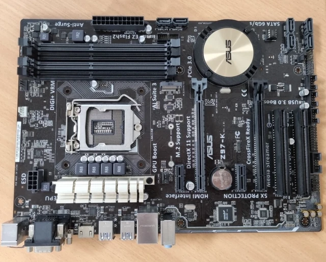 ASUS Z97-C MOTHERBOARD Socket LGA 1150 DDR3 Intel Z97 ATX $150.00 ...