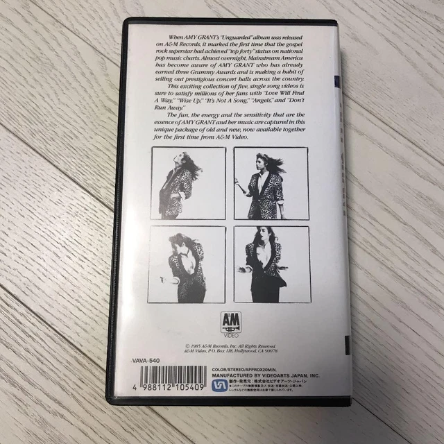 AMY GRANT VHS Music Video Find a Way Hi-Fi Stereo Used £43.46 - PicClick UK