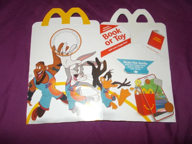 U.K MCDONALDS HAPPY meal empty box Space Jam A new legacy 2021 (used) £ ...