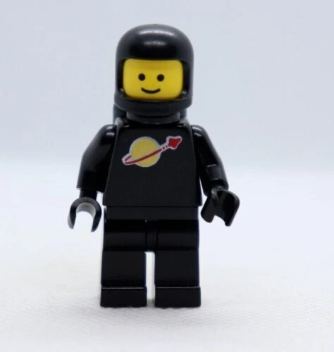 BLACK SPACEMAN ASTRONAUT 1980s Classic Space LEGO Minifigure Figure £19 ...