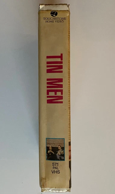 TIN MEN [VHS] Touchstone Roadshow Video Ex-Rental Tape Danny DeVito ...